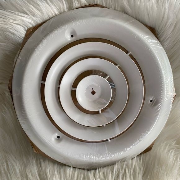 Other | Copy 8 Round Ceiling Diffuser Easy Air Flow Hvac Vent Duct Cover White | Poshmark